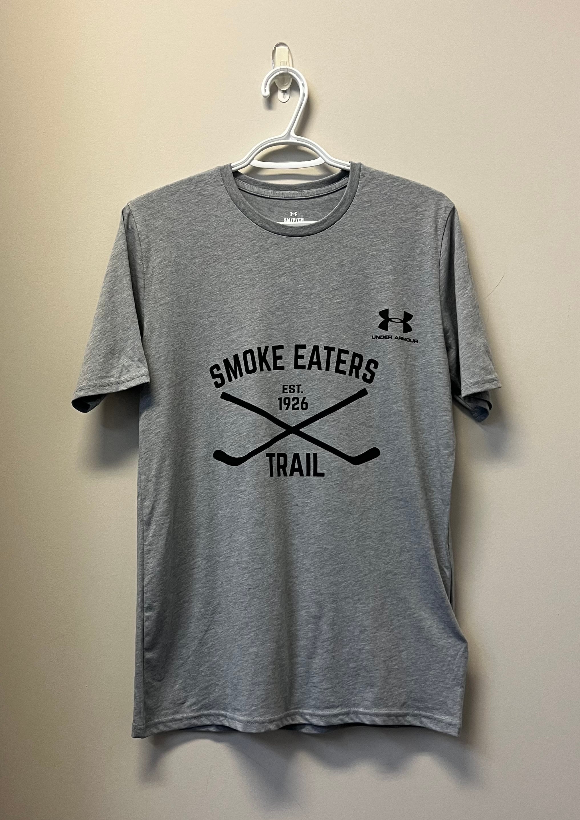 Men s Light Steel Heather T Shirt Under Armour Est. 1926 Logo